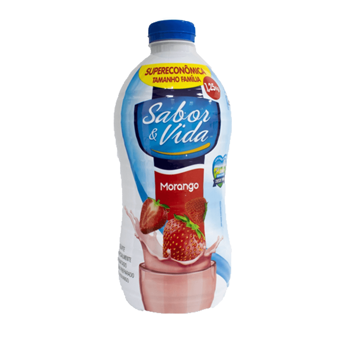 Iogurte Sabor & Vida Morango 1,25kg