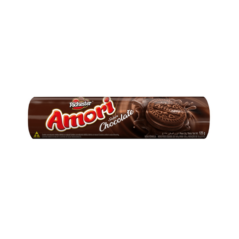 Biscoito Recheado Amori Chocolate 125g