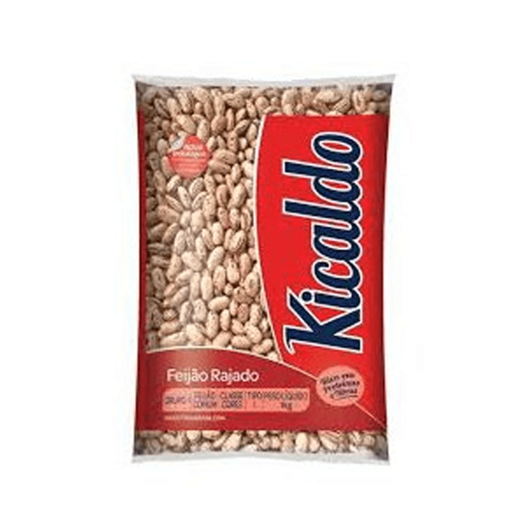 Feijão Rajado Kicaldo 1kg
