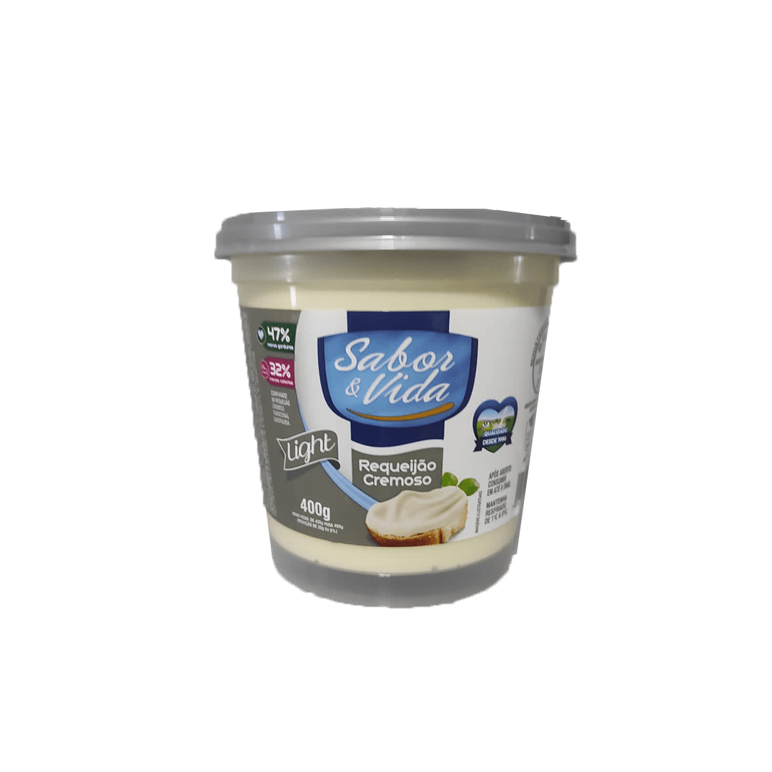 Requeijão Light Sabor & Vida 400g