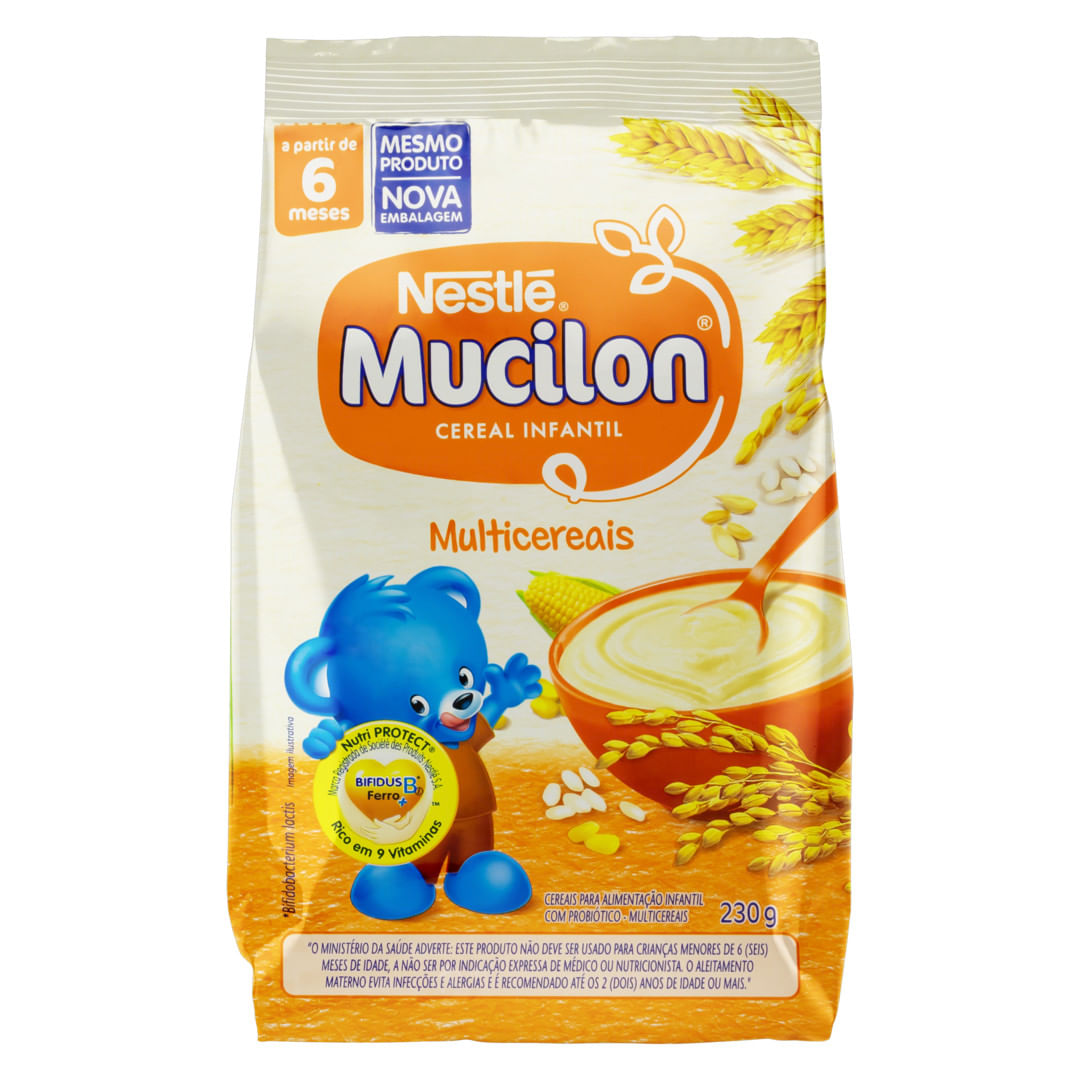 Mucilon Multi Cereais Sachê 230g