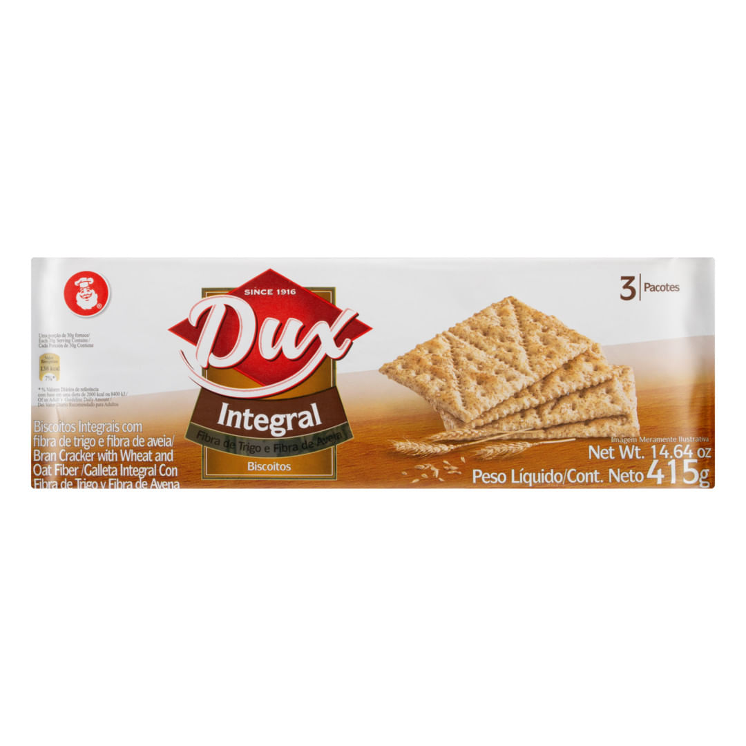 Biscoito Crackers Dux Integral 415g