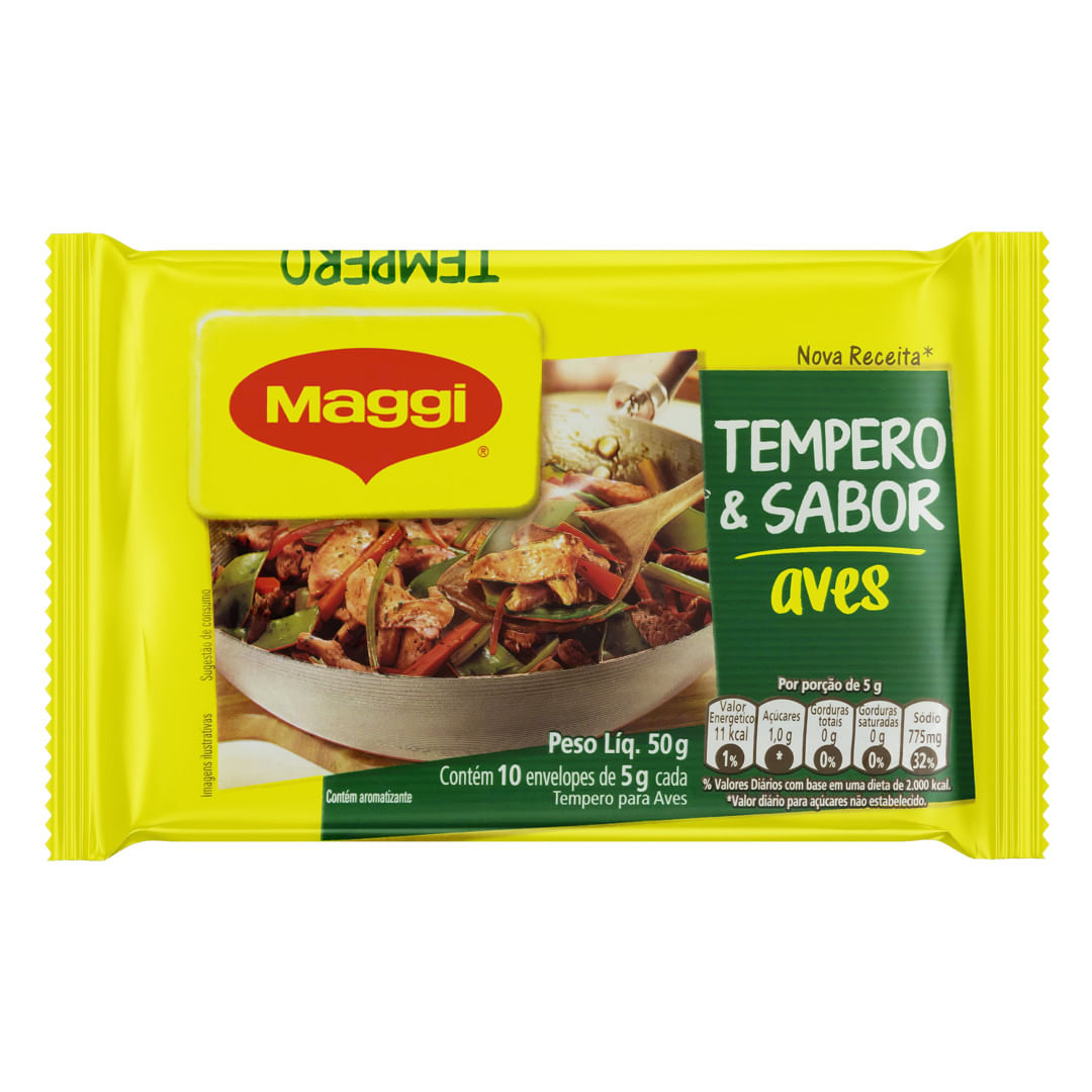 Tempero Maggi Tempero E Sabor Aves E Peixes 50g