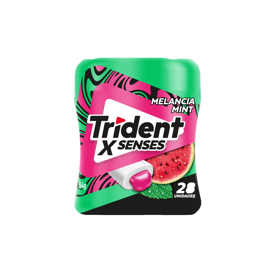 Pastilha Trident Senses Menta 54g