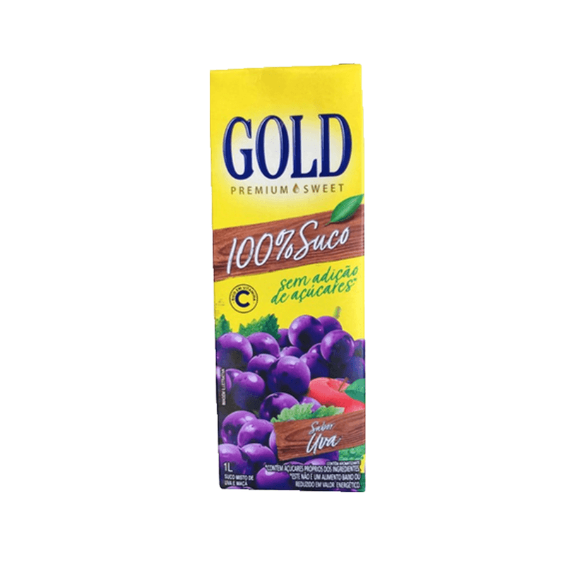 Suco Gold Sem Açúcar Uva 1l