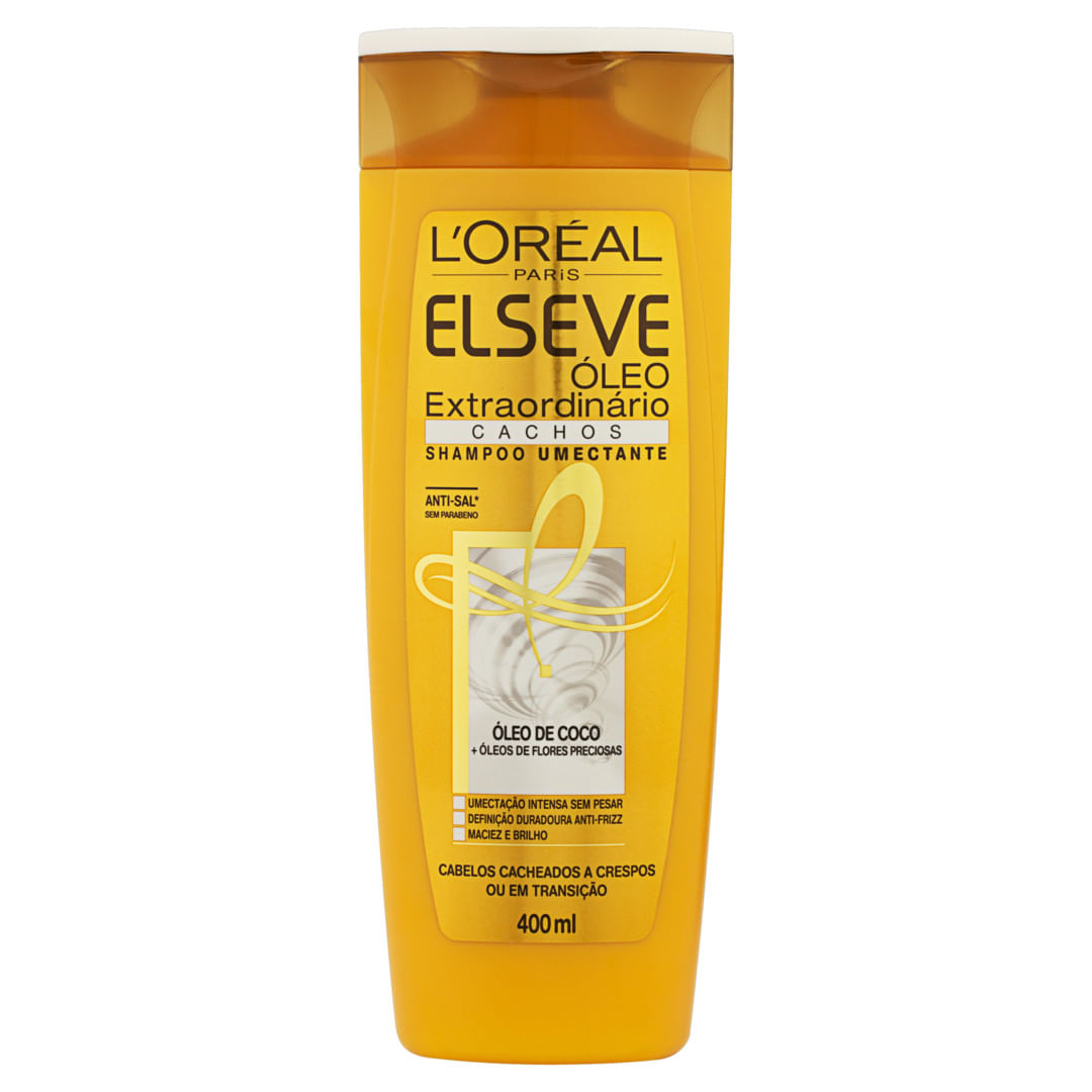 Shampoo Elseve Óleo Extraordinário Cachos 400ml